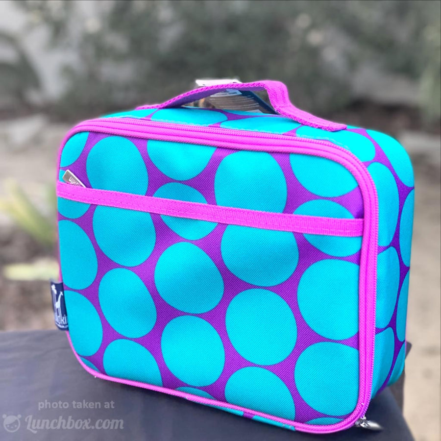 Big Dots - Aqua - Lunchbox – Lunchbox.com